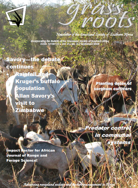 Grassroots Issues | Grassland Society of Southern Africa